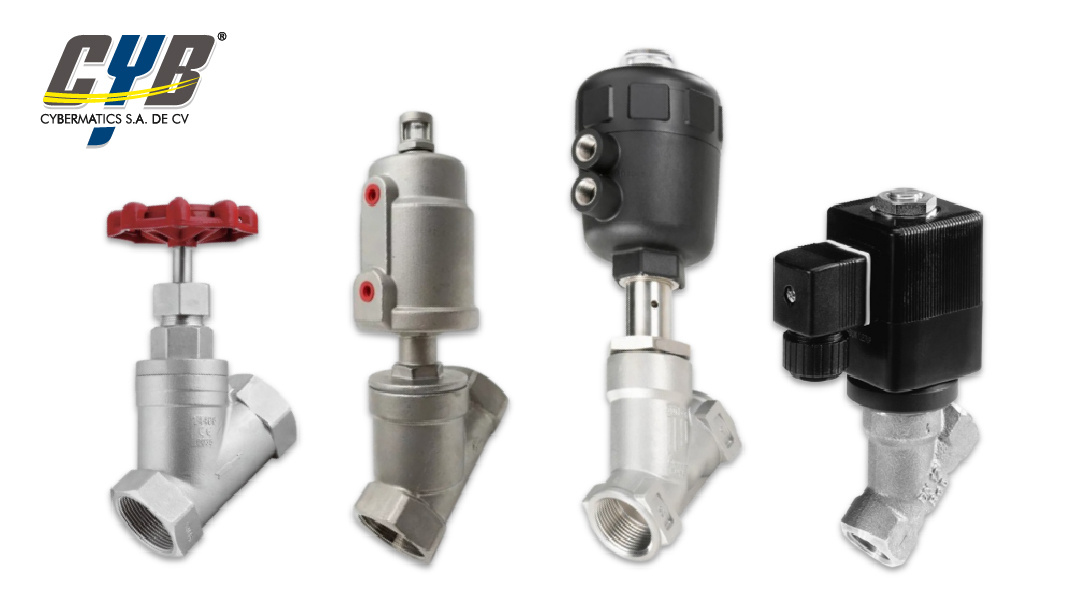 Válvulas de Asiento inclinado: montaje, operación y aplicaciones